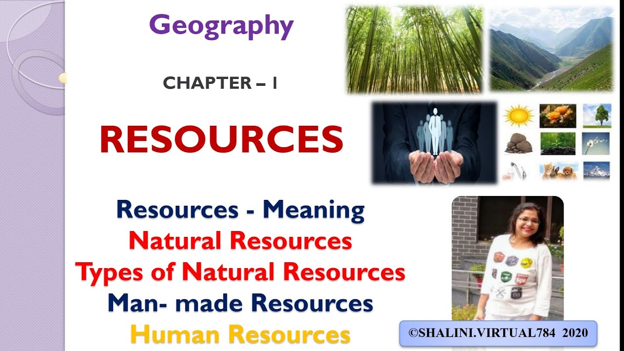 RESOURCES -Types of Resources - NCERT Geography - Chapter 1-Class 8 ...