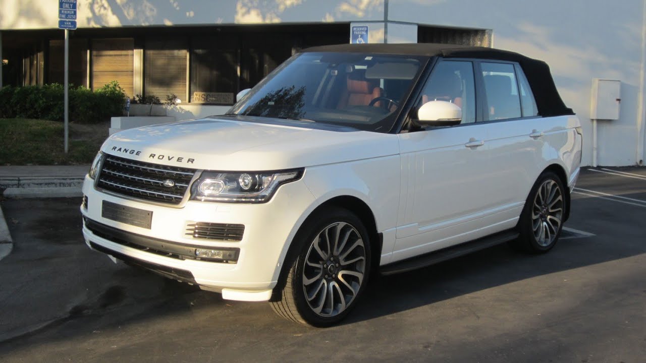 LAND ROVER RANGE ROVER CONVERTIBLE - YouTube