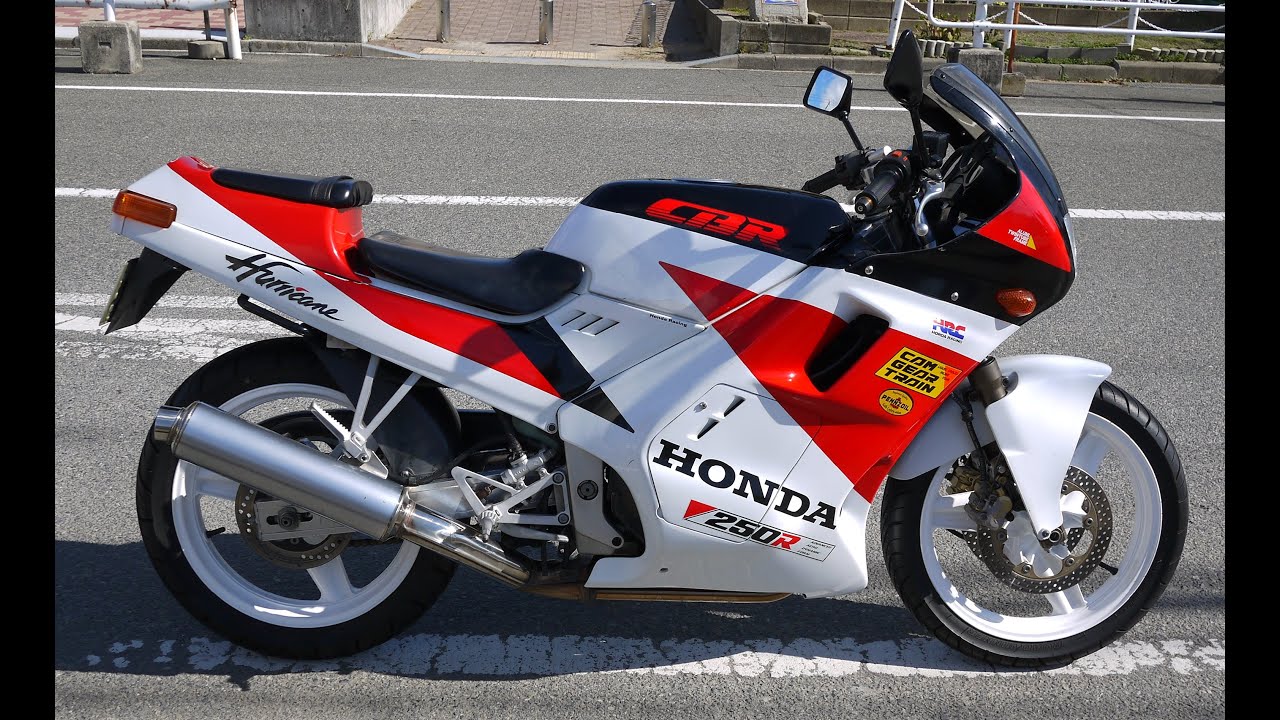 HONDA CBR250R(MC17)ハリケーン エンジン始動 2022.11.06 - YouTube