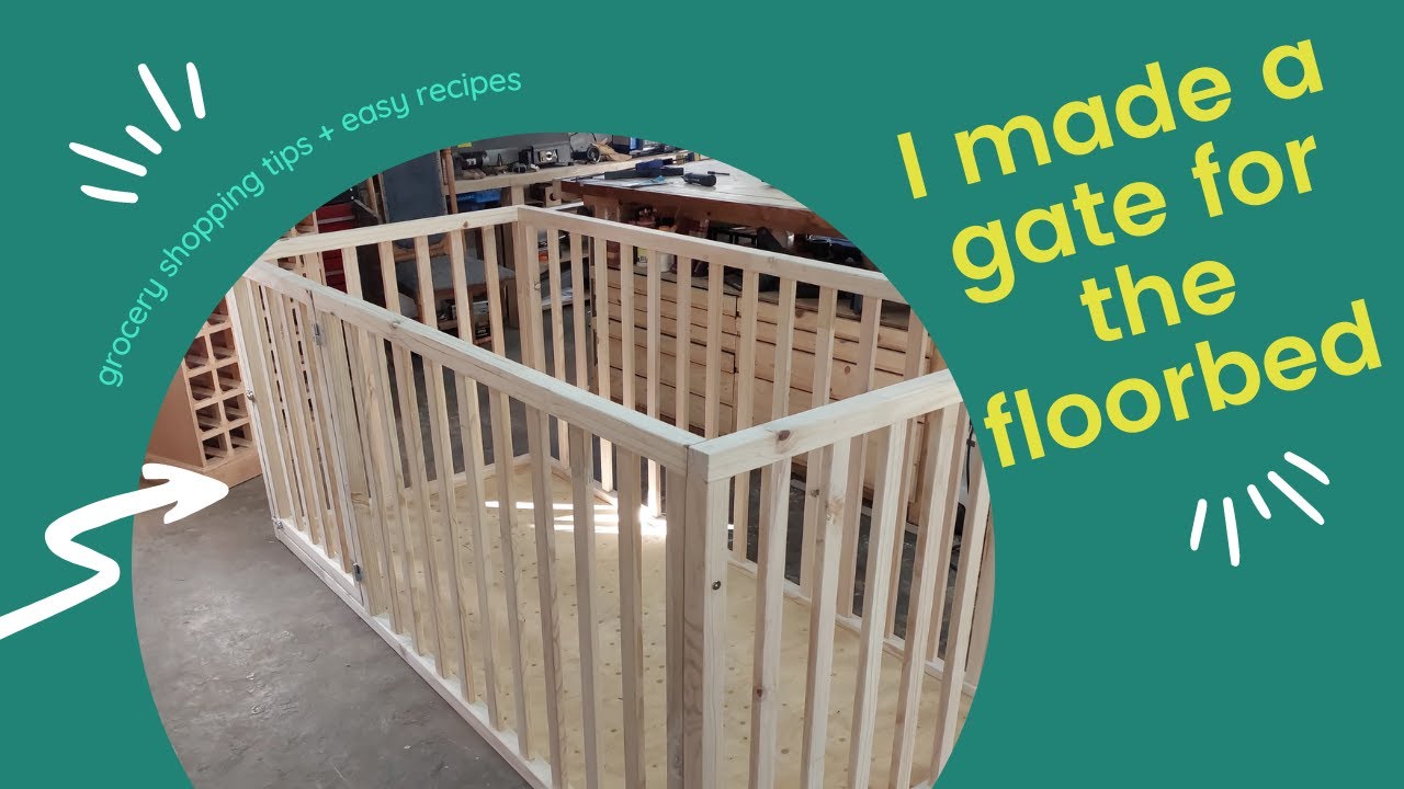 Making a gate for the floor bed. - YouTube