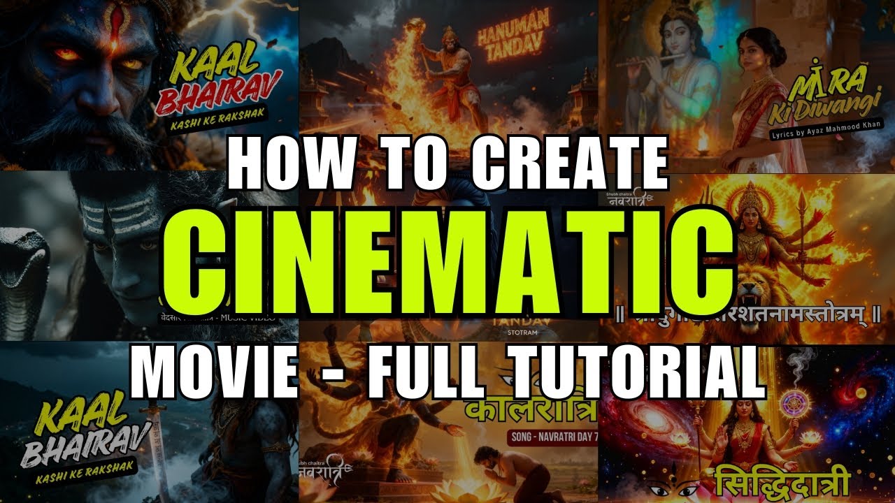 How to Create Step by Step Cinematic Movies - Full Tutorial for ...