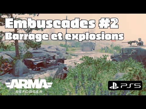 Arma Reforger gameplay ps5 FR - 30min d'Embuscades sur lieu stratégique ...