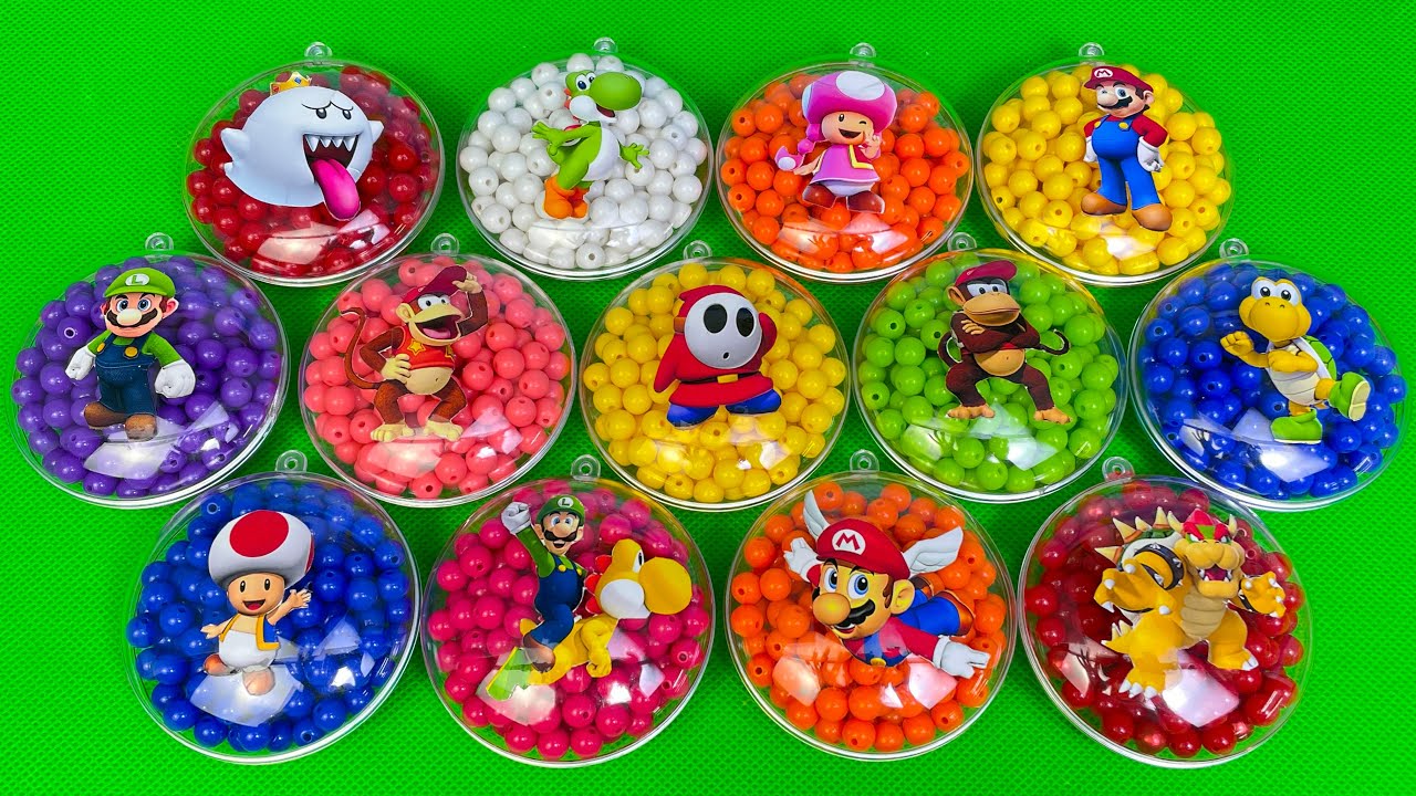 SUPER MARIO BROS: Looking For Sparkles: Mario, Luigi,...Satisfying ASMR ...