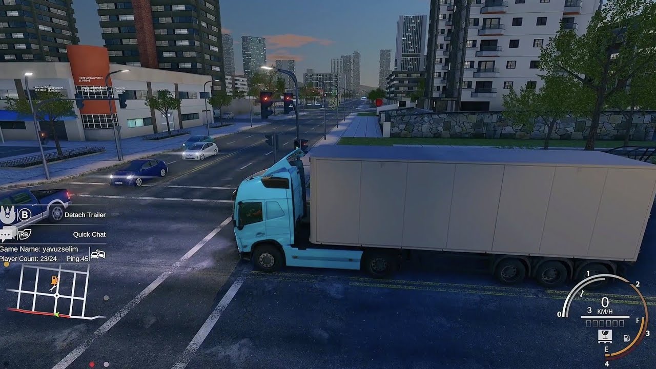 Truck and logistics simulator, using forklift, load the cargo ...