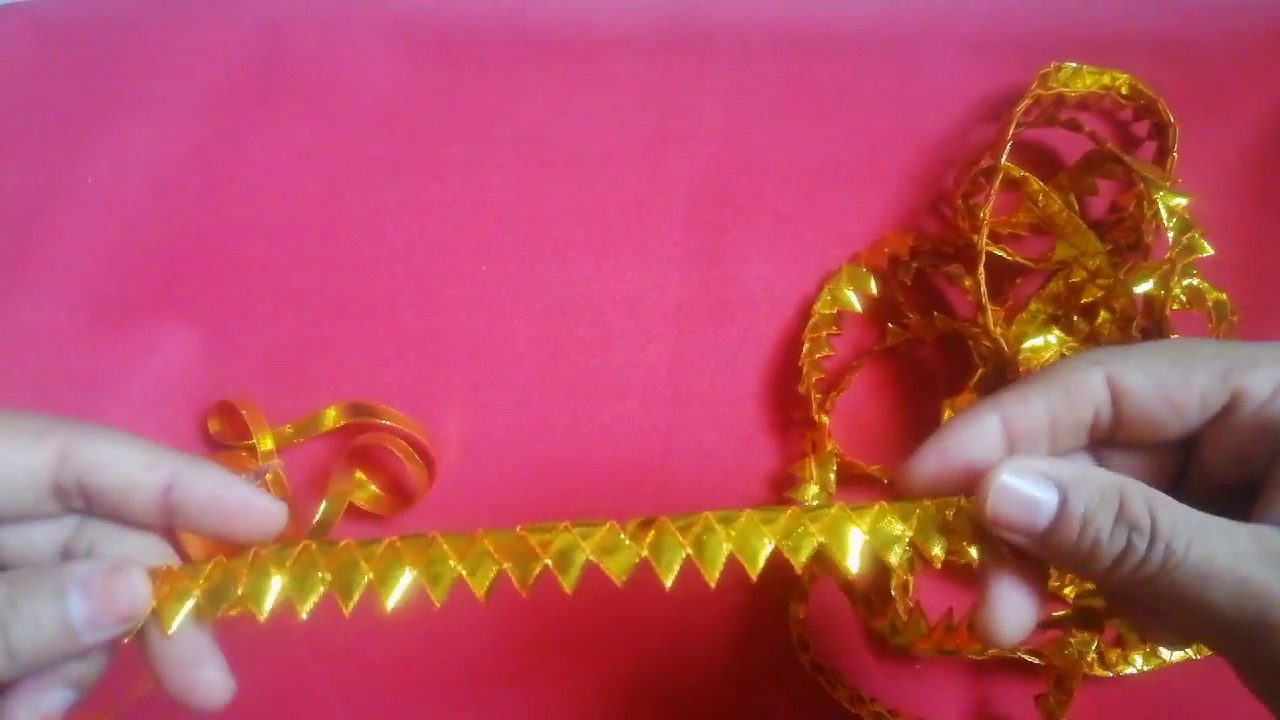 Gotta lace making /Hand Embroidery /beautiful lace making - YouTube