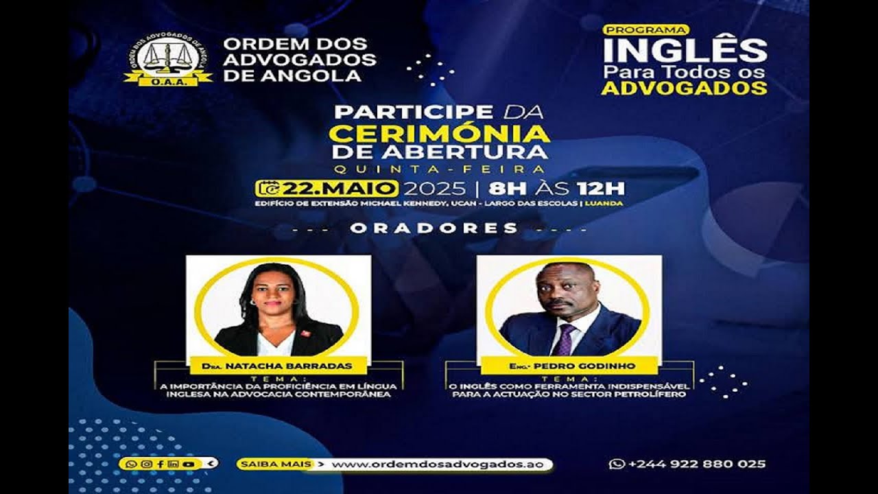 ABERTURA DO PROGRAMA INGLÊS PARA TODOS OS ADVOGADOS, REALIZADO PELA ...