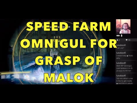 Destiny: INSANELY FAST GRASP OF MALOK FARMING [Guide + Gameplay + Loot ...