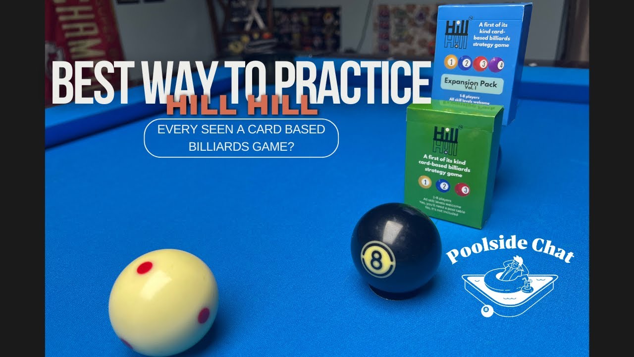 Best Way to Practice Billiards? HILL HILL Card Game! - YouTube