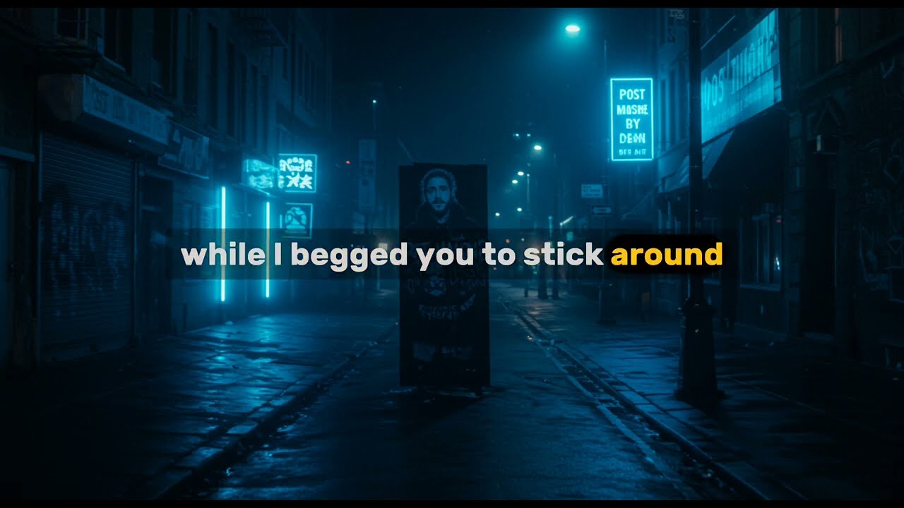 Post Malone ’I Broke me to keep you’ (Self-blame, regret, emotional ...