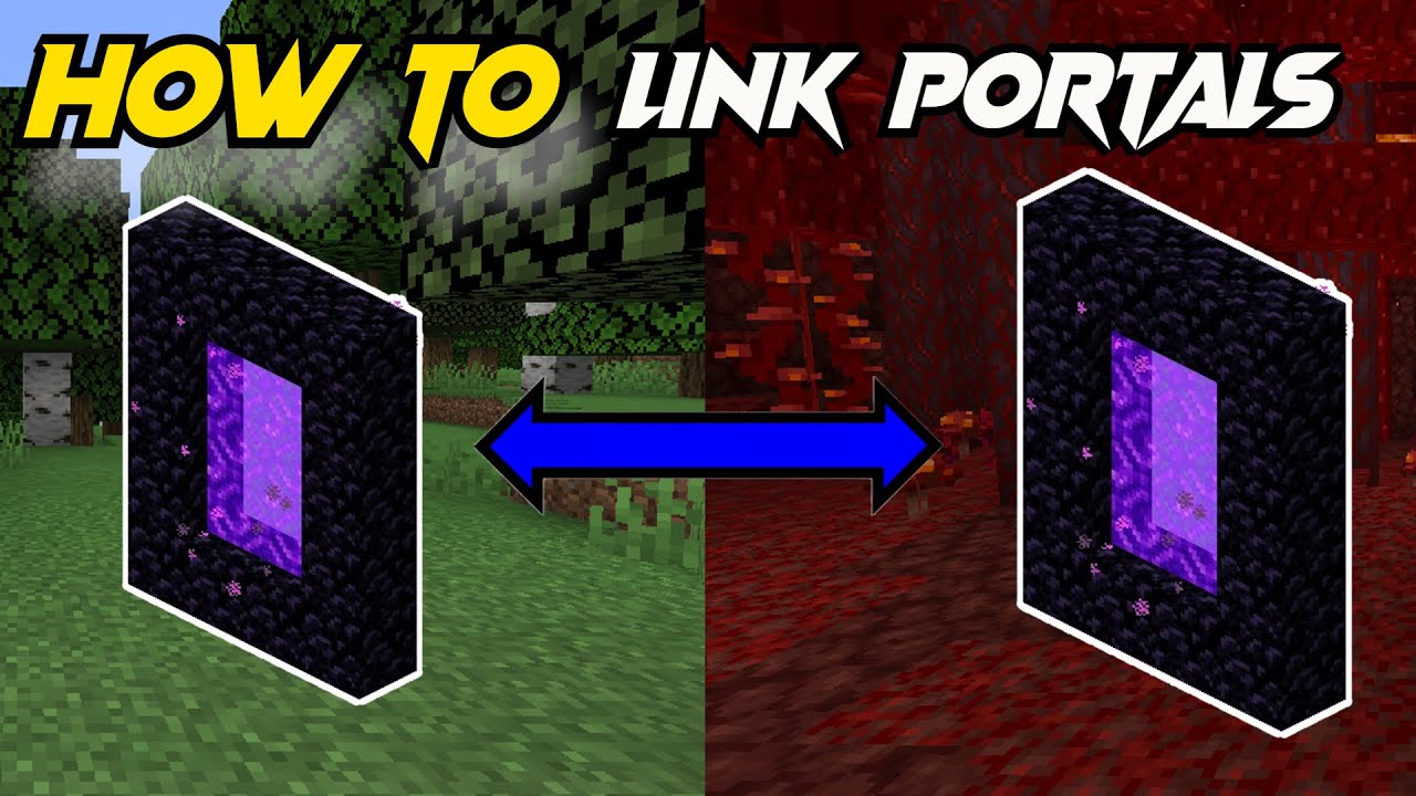 Minecraft How To Link Up Nether Portals (Tutorial) - YouTube