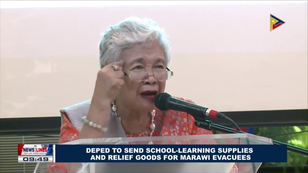 DepEd to send school-learning supplies and relief goods for Marawi ...