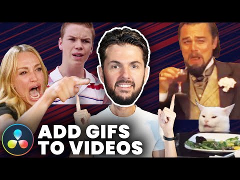 How To Add GIFs To Your Videos (DaVinci Resolve Tutorial)