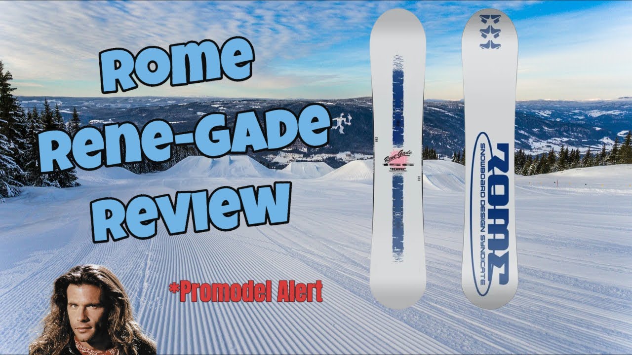 The 2024 Rome Rene-Gade Snowboard Review - YouTube