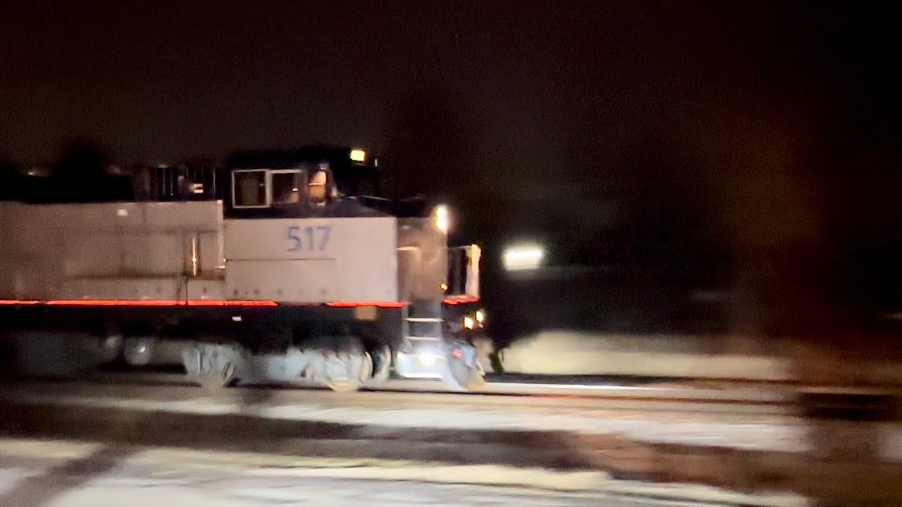 Amtrak P050 with beech grove and a RARE B32-8W LEADING the beech grove ...