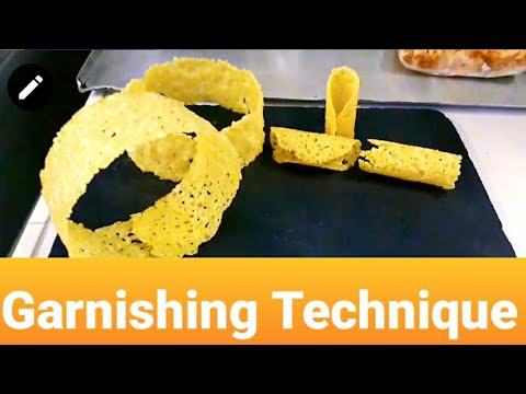 How To Make Garnishing Technique with Cheese👌 Easy To Learn Garnishing ...