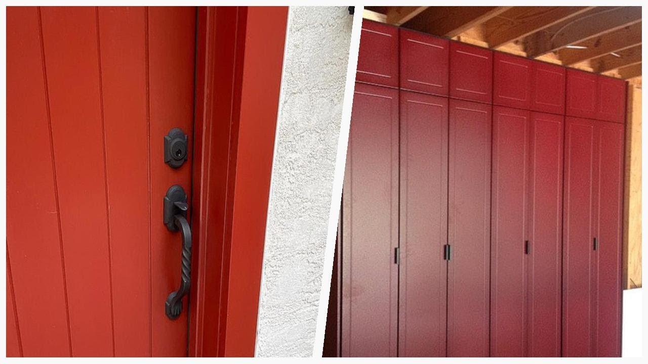 Maximize Space: Smart Red Garage Design Ideas | Designer CheatSheet