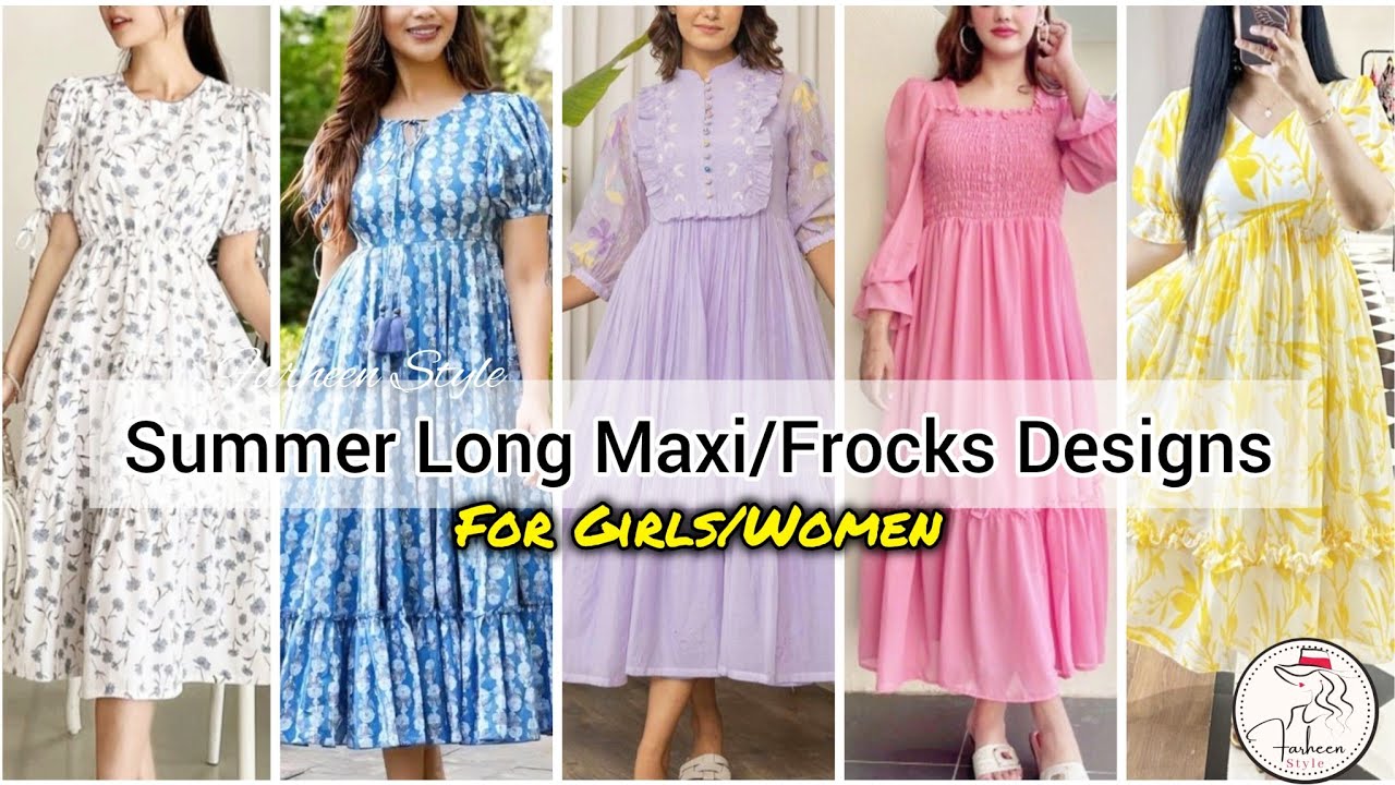 Trendy Summer Maxi Outfits/maxi dress designs/Trendy long dresses/types ...