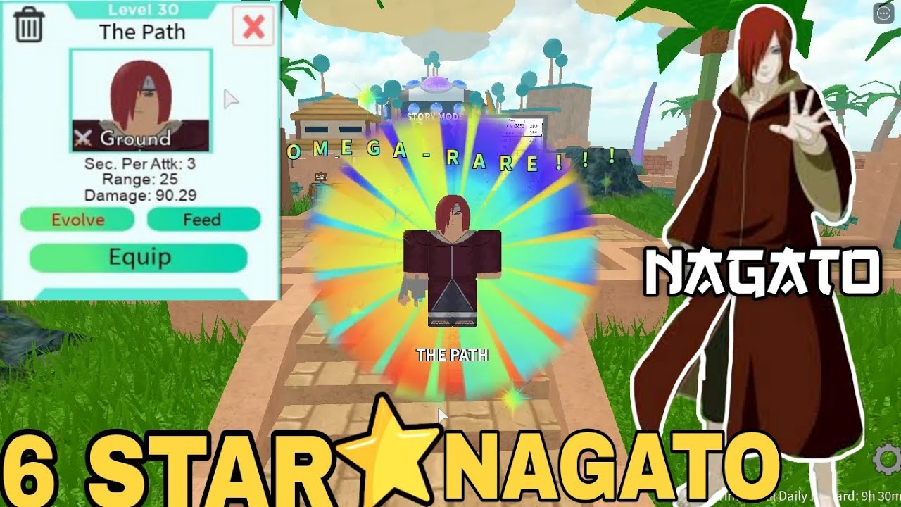 Getting Six Path/Nagato (All Star Tower Defense) - YouTube