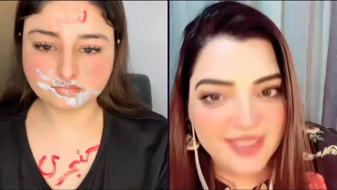 Saba Shah vs Sumbal Malik New Tiktok Punishment Match | Tiktok Hot Live | Hot Punishment - YouTube