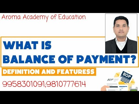 Class XII Balance Of Payment #macroeconomic - YouTube