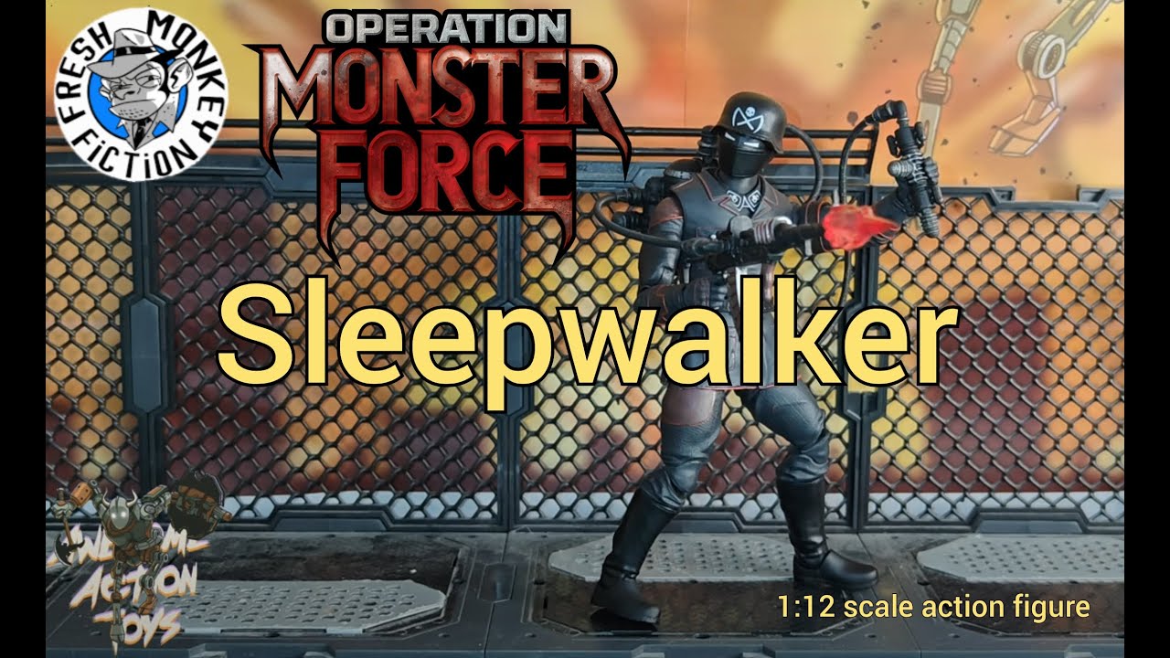 Operation Monster Force Sleepwalker 1:12 scale action figure. Fantastic and packed with ...