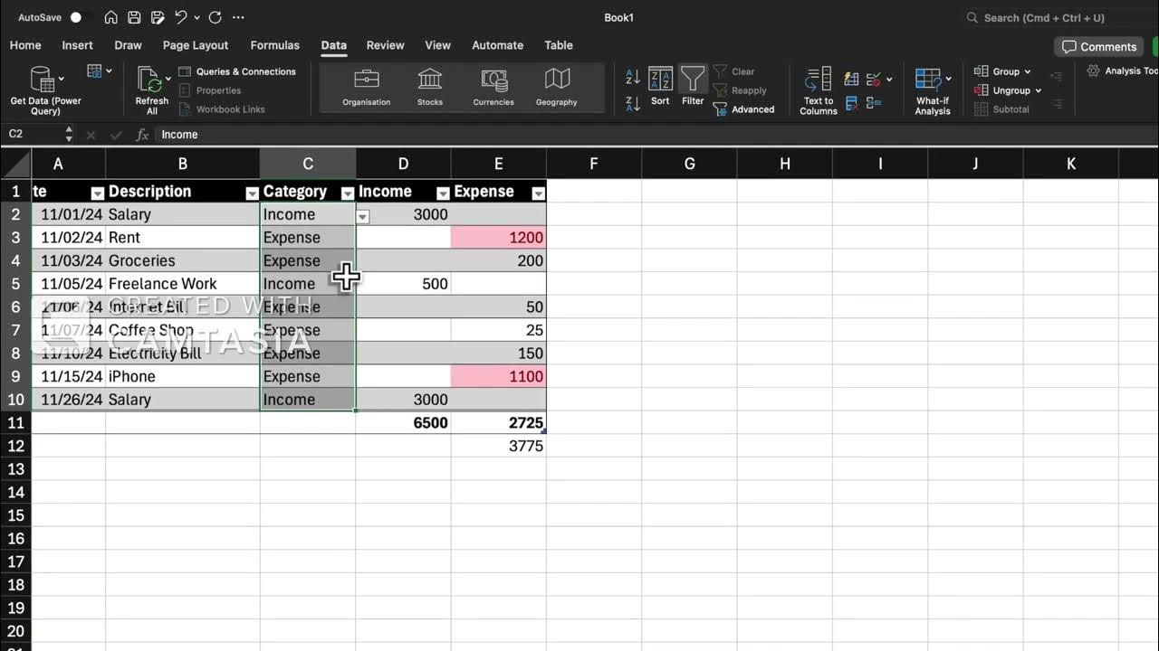 Excel Screencast - YouTube