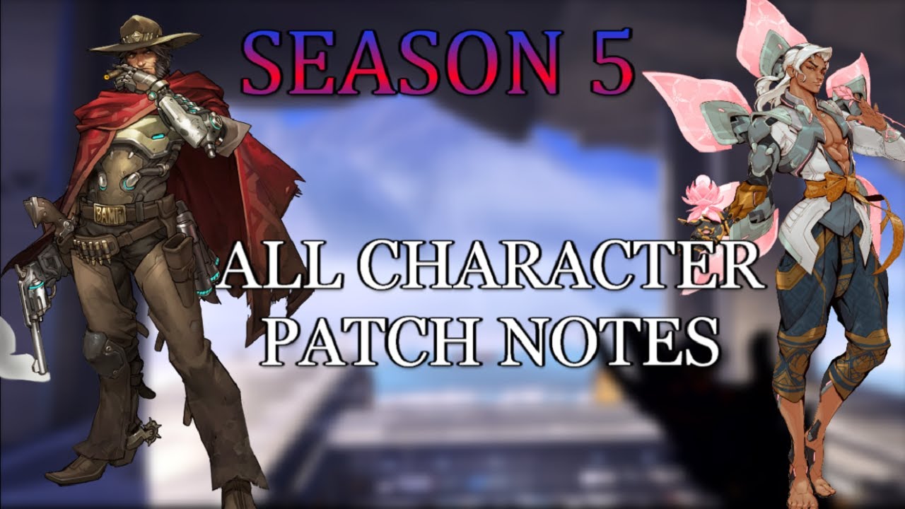ALL season 5 character patch notes; buffs, nerfs, and more | Overwatch ...