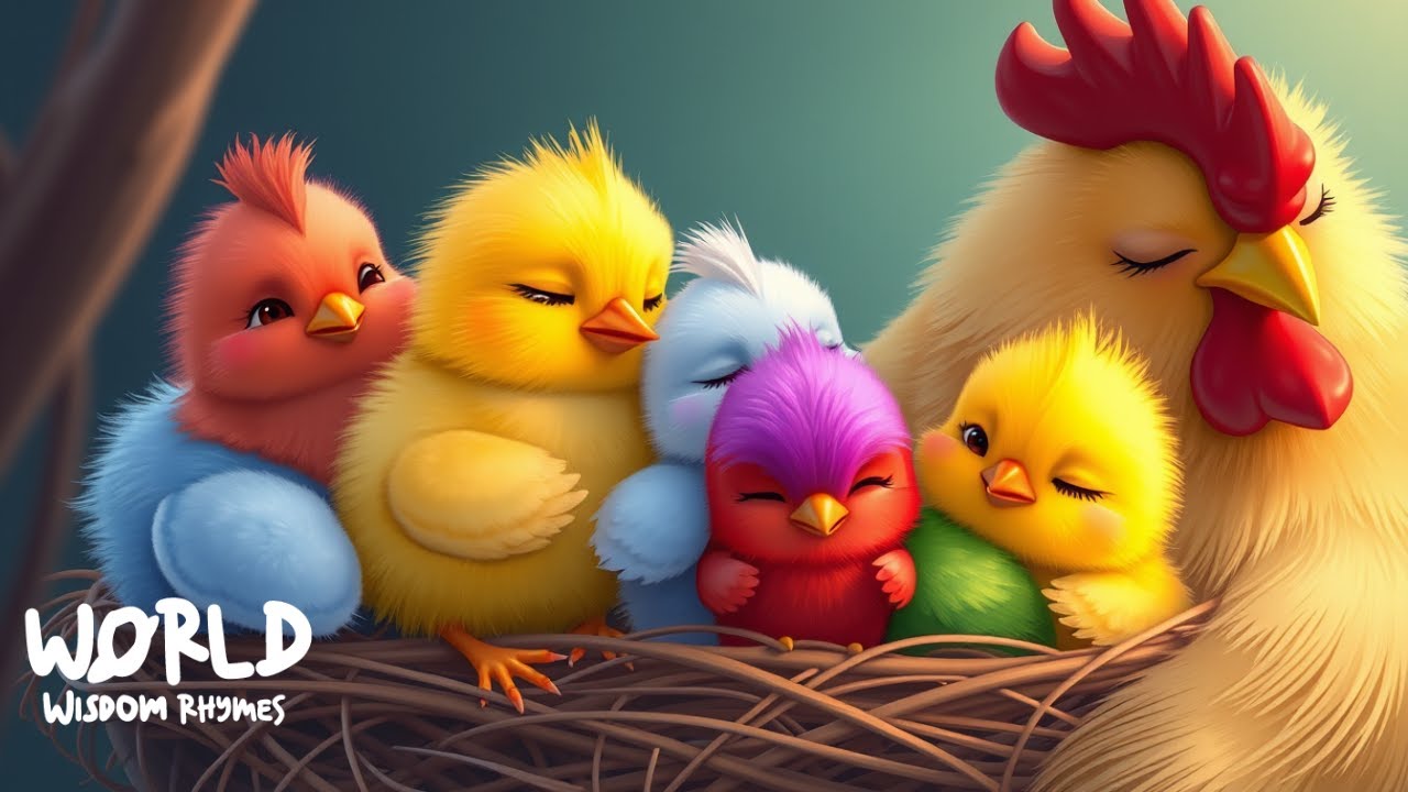 Five Little Chicks | Lullaby for Kids | Nursery Rhymes Sleep | Bedtime ...