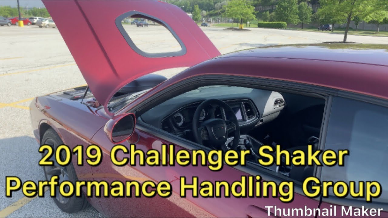 2019 Dodge Challenger Shaker & Performance Handling Group - YouTube