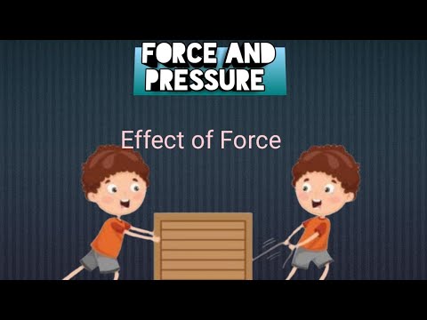 Science || Force and Pressure || Effects of force - YouTube