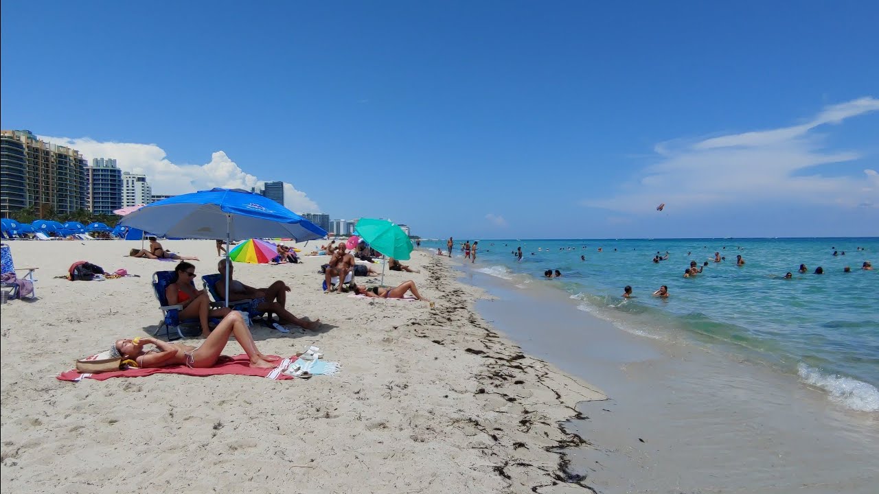 4K Miami Beach Summer August 19 2022 - YouTube