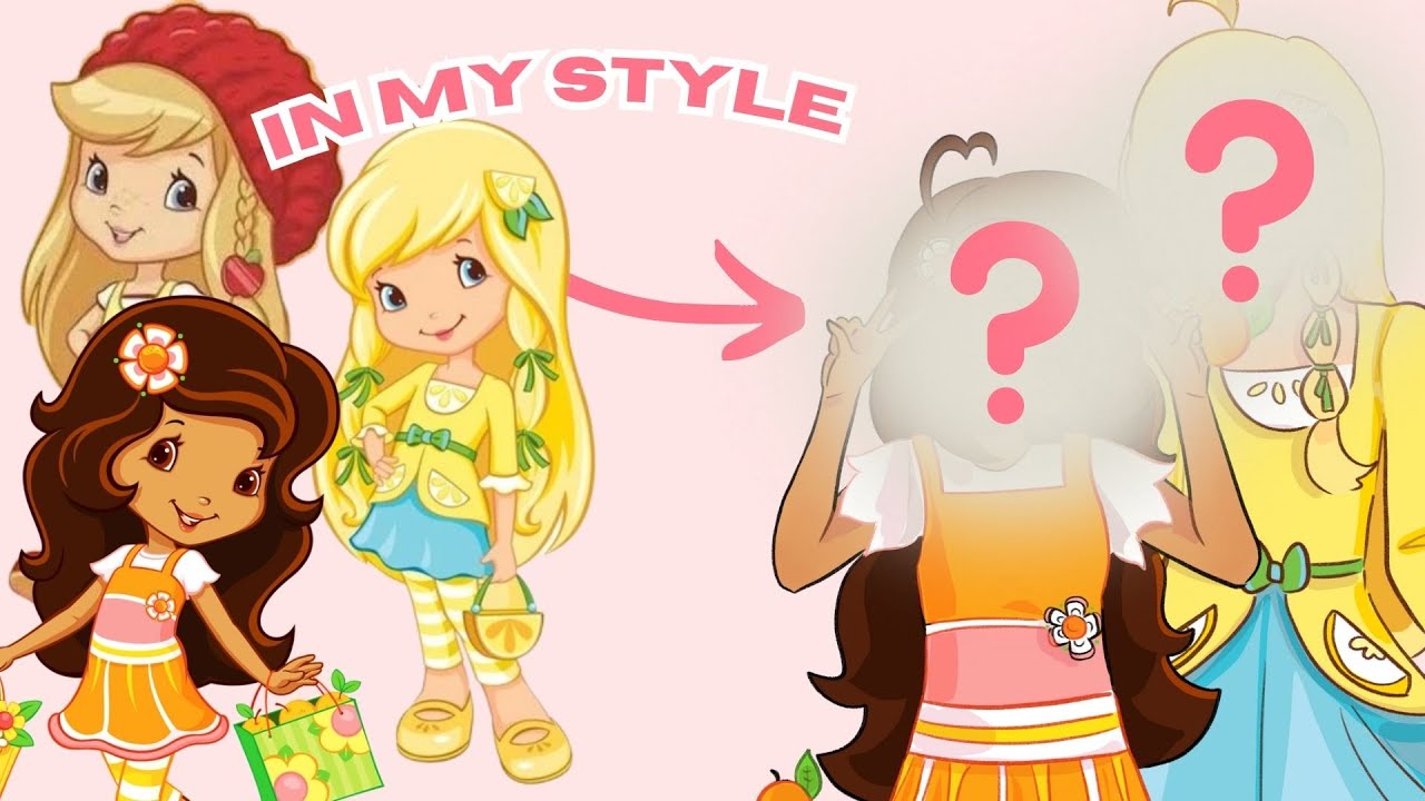 ⭒Drawing Strawberry Shortcake Characters In My Style!⭒ - YouTube