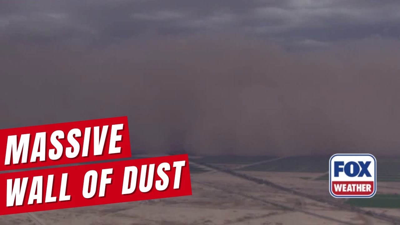 Massive Wall Of Dust Sweeps Across Arizona - YouTube