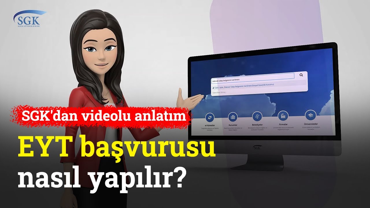 EYT Başvurusu Nasıl Yapılır? SGK'dan Videolu Anlatım - YouTube