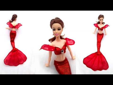 Mermaid outfits made to fit 'Barbie' and similar size dolls.