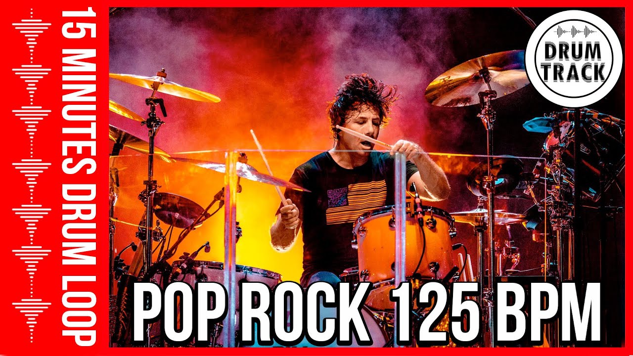 Drum Beat 125 bpm - Groove Drum Track 125 BPM POP ROCK | Batería 125 ...