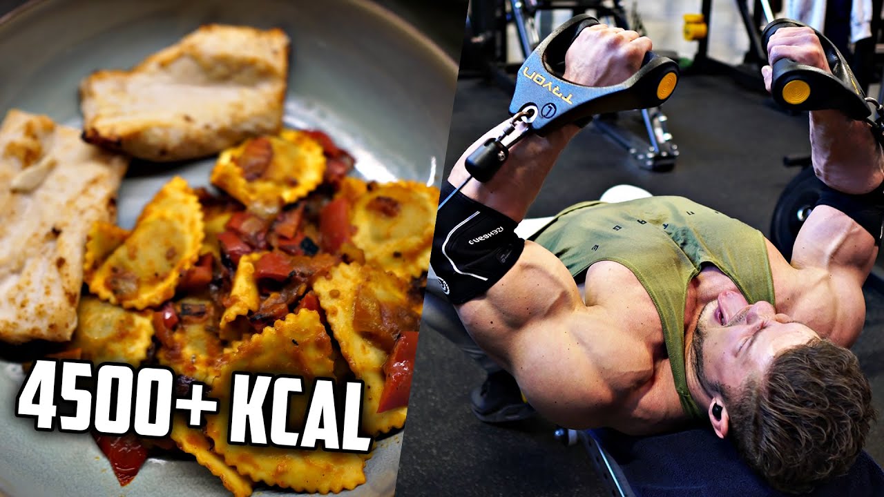 EVERYTHING I EAT ON A CHEST DAY | FULL DAY OF OFF-SEASON - YouTube