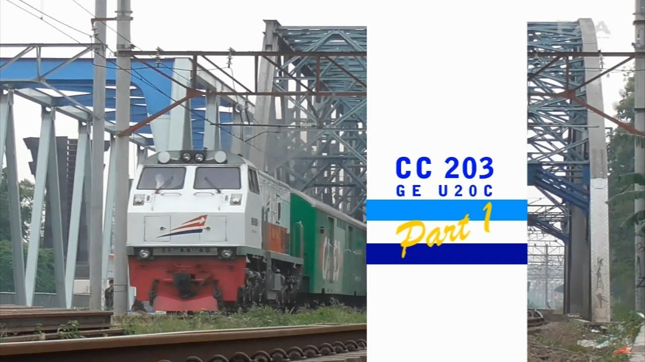 Lokomotif CC 203 Kompilasi Part 1 - YouTube