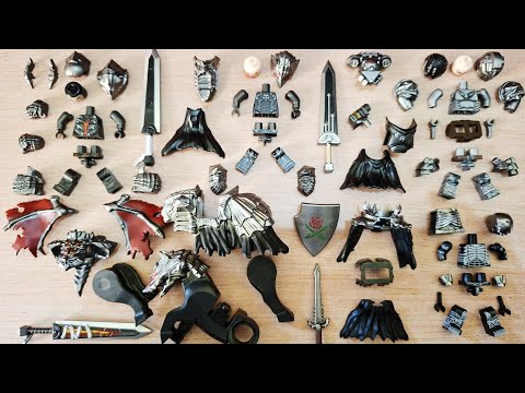 Lego Guts berserk Vs Skull knight minifigure | Unofficial minifigure