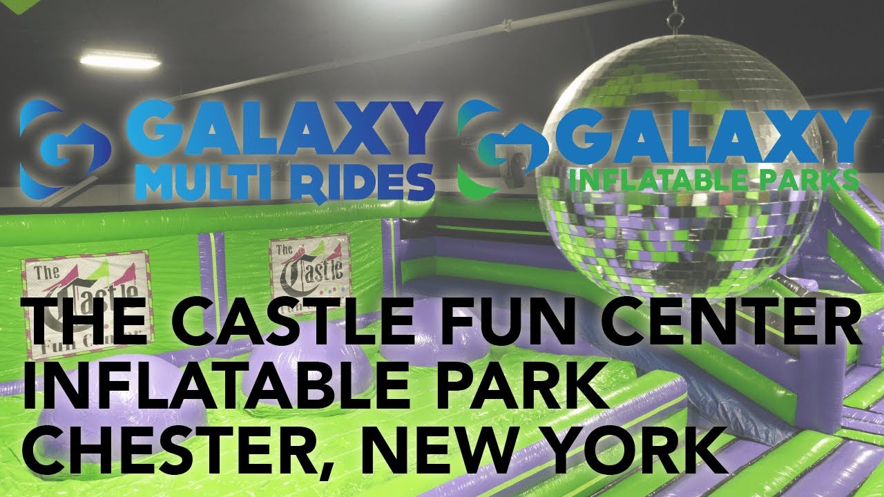 The Castle Fun Center Inflatable Park - New York - YouTube