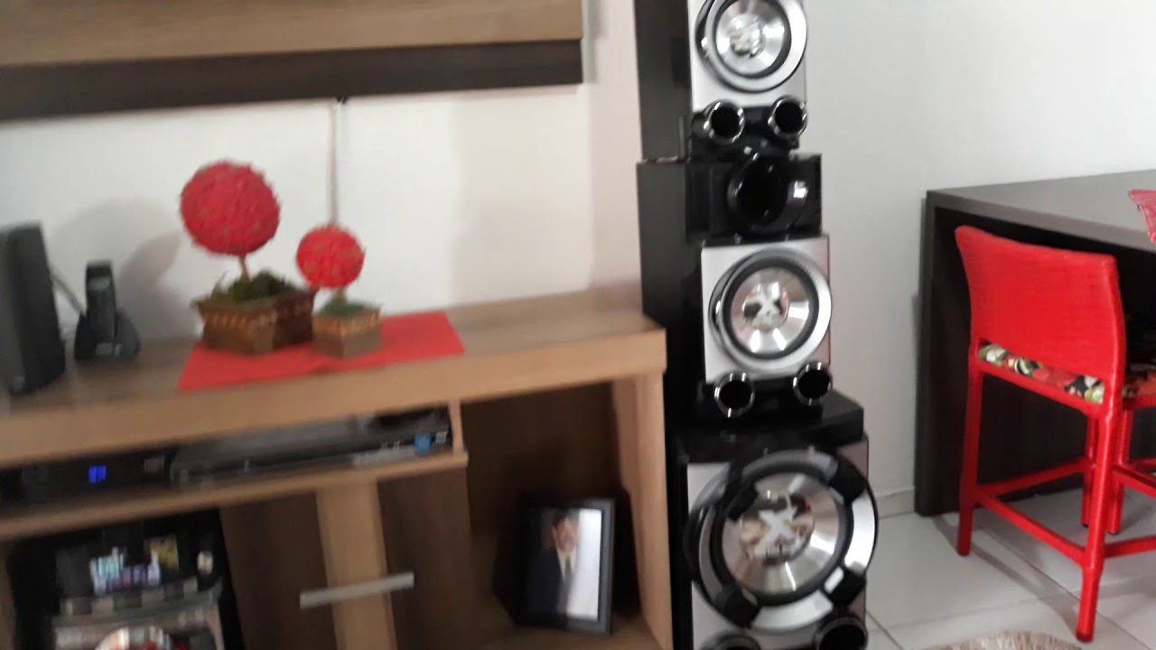 Lg CM 9520 com Drivers de Corneta Titanium - YouTube