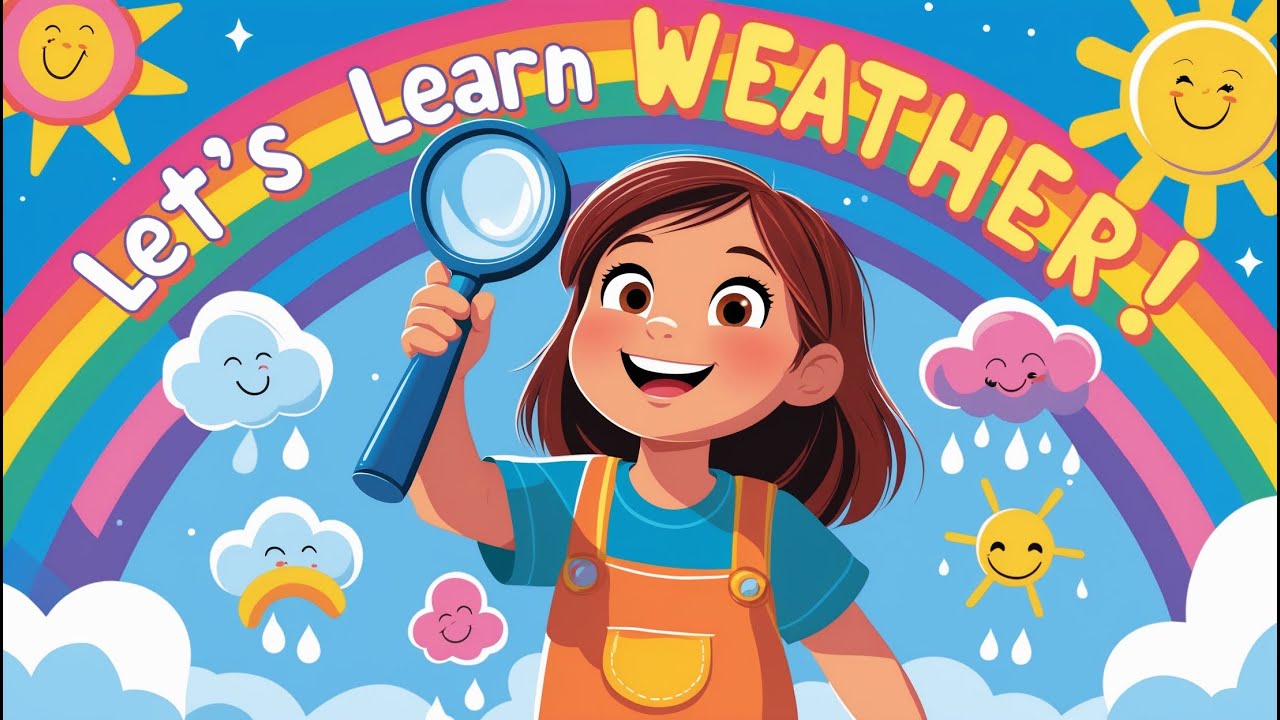 Learn Weather for Kids | Rain, Sun, Snow & More! | Fun Weather Song for ...