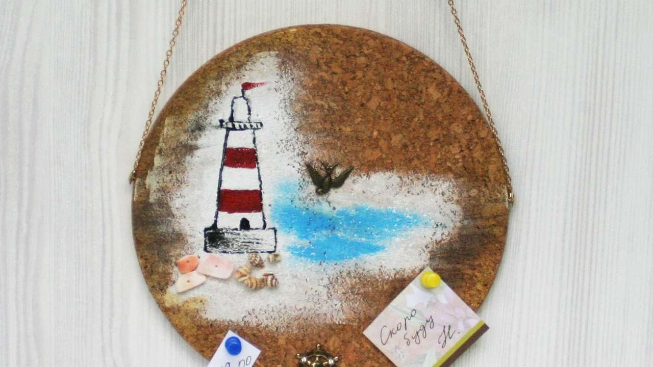 How To Make A Lighthouse Themed Notice Board - DIY Home Tutorial ...