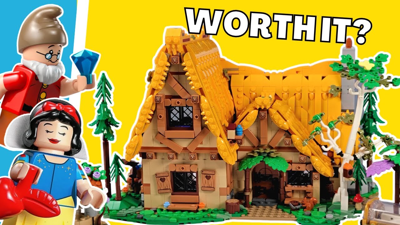I Built LEGO Snow White and the 7 Dwarves Cottage! (REVIEW) - YouTube