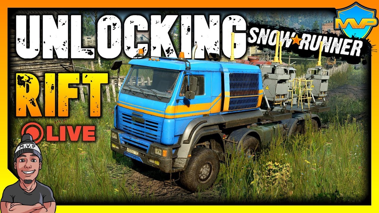 SnowRunner: Unlocking Rift Live! *NEW BETA MAP* - YouTube