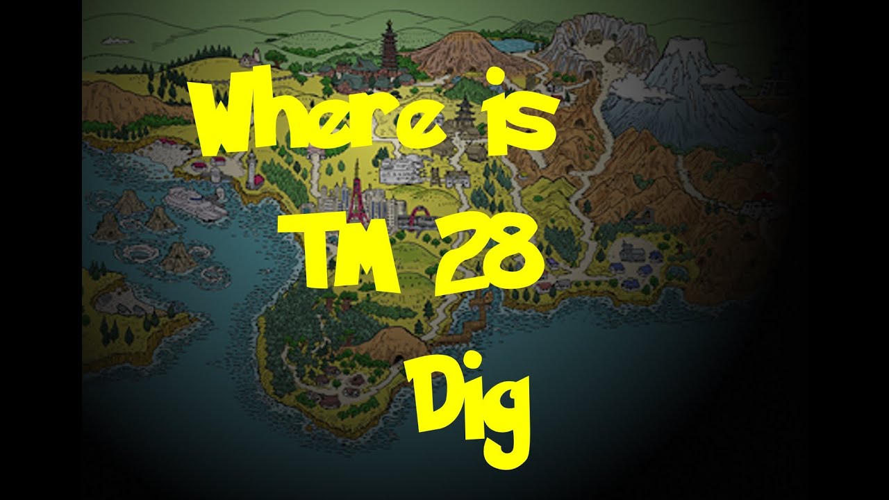 Where Is: TM 28 - Dig (Pokemon Gold/Silver/Crystal) - YouTube