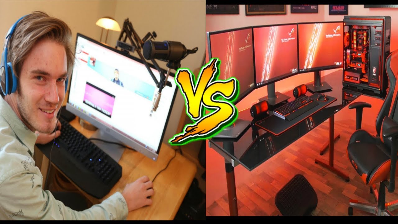 PewDiePie Setup Evolution - 2011 to 2019 - YouTube