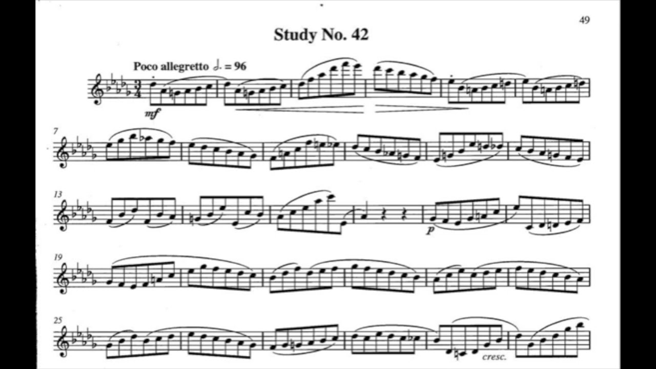 Ferling #42 on Alto Saxophone - YouTube