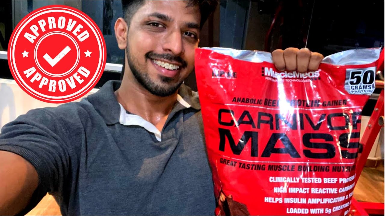 MuscleMeds Carnivor Mass Gainer Review | Positive Fitness Reviews - YouTube