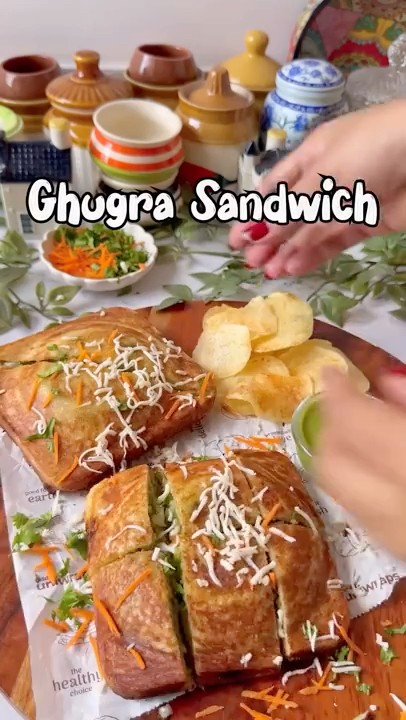 Ghugra Sandwich #recipe #trending #food #cooking #tasty #streetfood # ...
